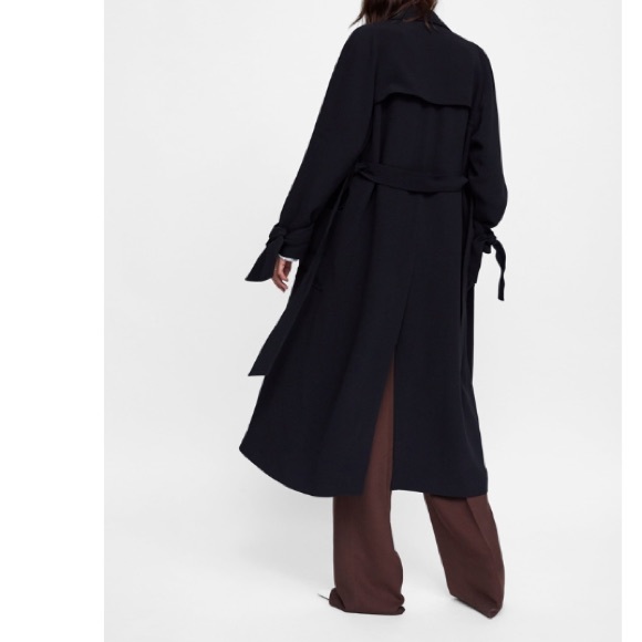 Zara | Jackets & Coats | Zara Flowy Trench Coat | Poshmark